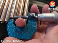 China ASTM B111 C70600 Soft Anneal O61 Copper Nickel Alloy Tube Seawater Cooled Tube for sale