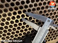 China ASTM B171 C46400 Naval Brass Tubesheet For Heat Exchanger And Boiler for sale