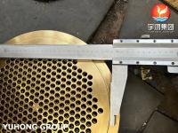 China ASTM B171 C46400 Naval Brass Tubesheet For Heat Exchanger And Boiler for sale