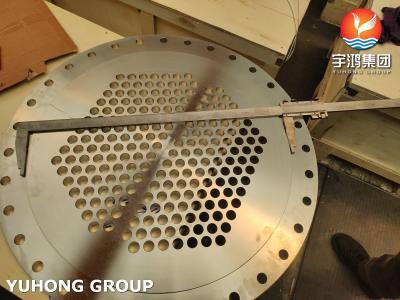 China ASME SA240 SS304 Stainless Steel Tubesheet For Heat Exchanger for sale