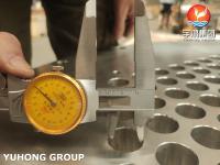 China ASME SA240 SS304 Stainless Steel Tubesheet For Heat Exchanger for sale