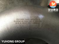 China Stainless Steel A403 WP347H-S 90 Degree LR Elbow Butt Weld Fitting B16.9 For Pipe Connection for sale