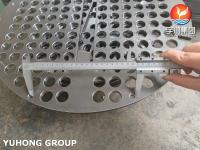 China ASME SA516 Gr.70 Steel Baffle Plate Boiler And Pressure Vessel Support Plates for sale