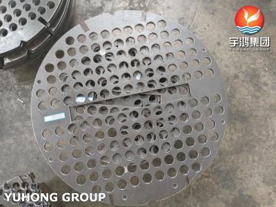 China ASME SA516 Gr.70 Steel Baffle Plate Boiler And Pressure Vessel Support Plates for sale