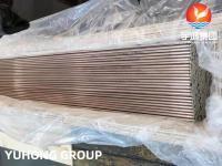 China Copper Alloy  Seamless Tube Astm B111 C68700 C70600 C44300 C1200  For Heat Exchanger Condenser Air Cooler Heating System for sale