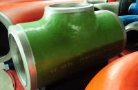 China ASTM A234 WPB Butt Weld Fittings steel pipe tee 1