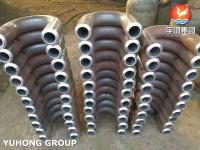 China ASTM Stainless Steel Dupex Steel Return 180 Degree Elbow Short Long Rasius B16.9 for sale