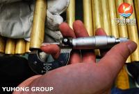 China ASTM B111 UNS C68700 Aluminum Brass Tube CuZn20Al2 Condenser/Heat Exchanger Tube for sale