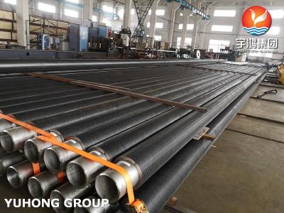 China ASTM A312 TP316L Stainless Steel Fin Pipe Hfw Type With Solid Fins For Economizer for sale