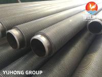 China ASTM A312 TP316L Stainless Steel Fin Pipe HFW Type With SS316l Fin For Economizer for sale