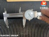 China HFW Solid Plain Finned Tube , ASTM A335 P22 Alloy Steel Seamless Pipe For Boiler for sale