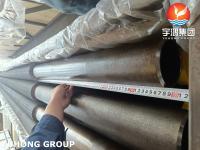 China HFW Solid Plain Finned Tube , ASTM A335 P22 Alloy Steel Seamless Pipe For Boiler for sale