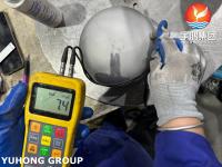 China Super Duplex SAF2507 Pipe Fittings , ASTM A815 WPS UNS S32750 Buttweld Cap for sale