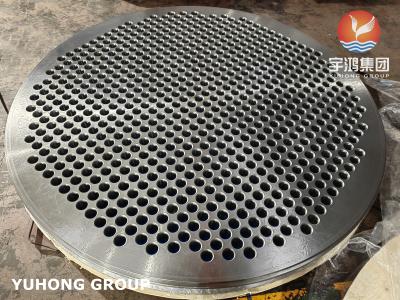China Normalized Carbon Steel Tubesheet Sa516 Gr.70n Heat Exchanger Component for sale