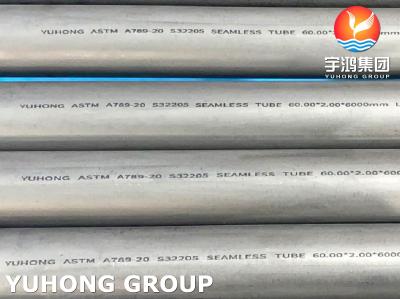 China ASTM A789 UNS S32205 Duplex Steel Seamless Tube For Chemical Industry for sale