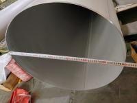 China TP316L DSAW Pipe EN 1.4404 For Waste Water Treatment Plant ASTM A358 Standard for sale