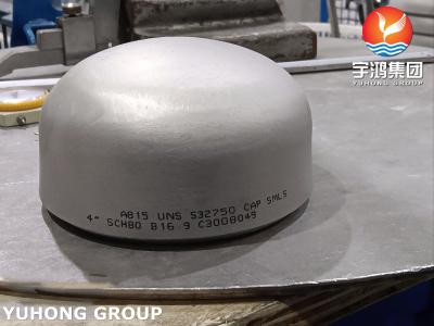 China ASTM A815 SAF2507 / UNS S32750 Super Duplex Steel Cap B16.9 BW Pipe Fitting for sale