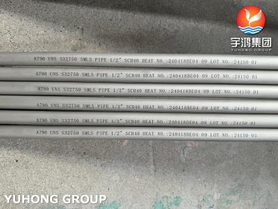 China ASTM A789 S32750 Super Duplex Steel For Sea Water Solutation for sale