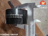 China Stainless Steel Forged Fitting ASME SA105 B16.11 3000 NPT Half Coupling With B16.11 Standard for sale