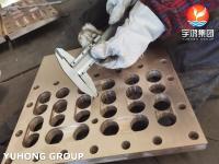 China ASTM B177 C70600 Square Tubesheet Ultimate Heat Exchanger Component for sale