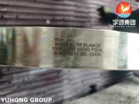 China ASTM A182 F304L Stainless Steel Flange ASME B16.5 Forged Blind Flange BLRF for sale