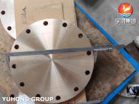 China ASTM B283 UNS C70620 Copper Nickel Alloy Flange Forged Blind Flange BLRF for sale