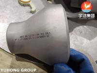 China ASTM A815 UNS S32750 Super Duplex Steel Fittings B16.9 BW Concentric Reducer for sale