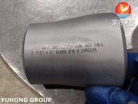 China ASTM A815 UNS S32750 Super Duplex Steel Fittings B16.9 BW Concentric Reducer for sale