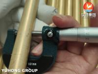 China JIS H3300 C6872T / ASTM B111 C68700 Aluminum Brass Tube Heat Exchanger Tube for sale