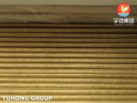 China JIS H3300 C6872T / ASTM B111 C68700 Aluminum Brass Tube Heat Exchanger Tube for sale