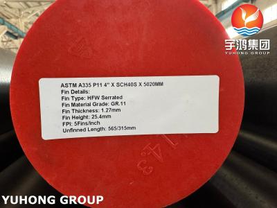 China High Frequency Welded Helical Serrated Welding Pipe Fin Tubes HFW for sale