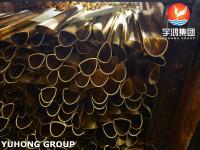 China Irregular Shaped Tube Copper Plumbing Tube Decorative Copper Tube for sale