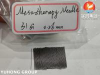 China 31G Triple Bevelled Stainless Steel Mesotherapy Needle Tube For Cosmetic Surgery ISO9626 SUS304 for sale