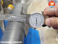 China L Type Wound Finned Tube ASME SA249 TP316L With Al1100 For Air Cooler for sale