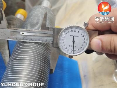 China L Type Wound Finned Tube ASME SA249 TP316L With Al1100 For Air Cooler for sale