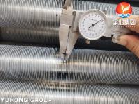 China L Type Wound Finned Tube ASME SA249 TP316L With Al1100 For Air Cooler for sale