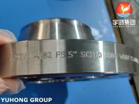 China ASTM A182 F5 Alloy Steel Weld Neck Flange Forged WNRF Black Coated for sale