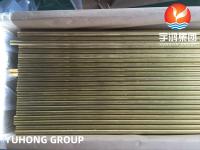 China Copper Nickel Alloy Seamless Tubes ASTM B111 C44300 Admiralty Brass Tubes  Generator Cooling Raditor for sale