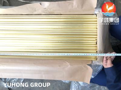 China Copper Alloy Seamless Tube Admiralty  Brass Tube  B111 C44300 C70600 C71500 C12200   Refrigeration, Air Cooler, Power Generation,Pressure Vessel Application for sale