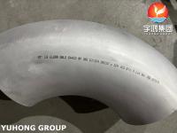 China ASTM A403 WPS31254 Duplex Stainless Steel 254SMO Fittings 90 Degree LR Elbow for sale