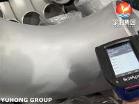 China ASTM A403 WPS31254 Duplex Stainless Steel 254SMO Fittings 90 Degree LR Elbow for sale