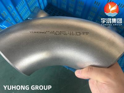 China Stainless Steel Fittings ASTM A403 WPS31254-S 90°LR 45°LR ELBOW B16.9 for sale