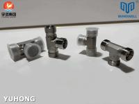 China Stainless Steel Adapter Tees NPT G PT SS316L Hydraulic  Forming for sale