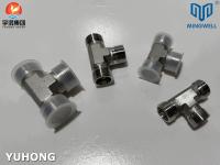China Stainless Steel Adapter Tees NPT G PT SS316L Hydraulic  Forming for sale