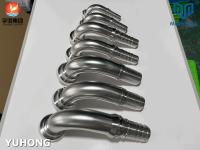 China Stainless Steel Hose Fitting 90° SAE Flange SS316L For Hose Tube Connection Application for sale