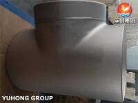 China ASTM B466 C70600 Copper Nickel Alloy Tee , ASME B16.9 CuNi 90/10 Pipe Fittings for sale