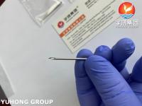 China Stainless Steel Back-Eye Needle Tube , ISO9626 AV Fistula Needle For Dialysis for sale