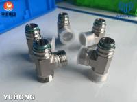 China Stainless Steel Adapter Tees NPT G PT SS316L Hydraulic  Forming for sale