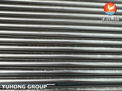 China ASTM A249 TP316L Welded Stainless Steel Tubes For Heat Exchanger for sale