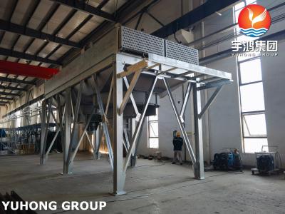 China Air Blast Type Horizontal Air Cooled Heat Exchanger Embedded G Fin Tube API 661 ASME VIII Div.1 , ISO 13706 for sale